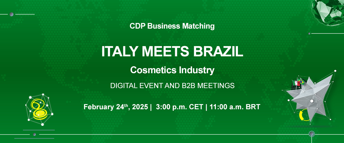 Italy meets Brazil | Setor de cosméticos - CDP Business Matching