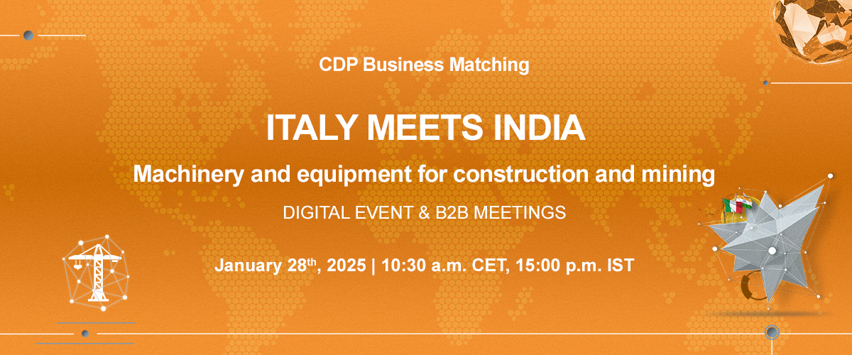 Italy meets India | Machinery and equipment for construction and mining ...